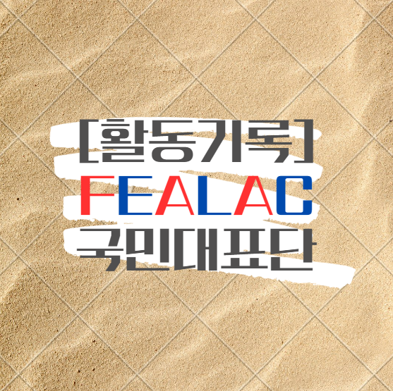 [FEALAC 국민대표단 4기] FEALAC 합격 및 활동 후기 (지원서, 면접, 콘텐츠 제작 등) : 네이버 블로그