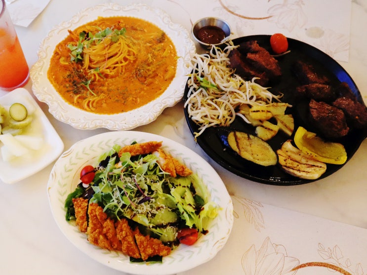 순천 호수공원 맛집 스테이크가 맛있는 레스토랑 순천 어나더키친 네이버 블로그