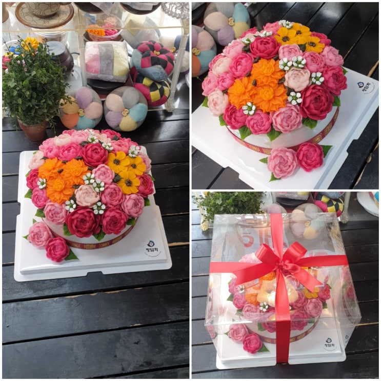 평촌떡집 고희 7️⃣0️⃣떡케이크 앙금플라워 생신 생일 청담화 범계떡집 안양떡집 인덕원떡집 과천떡집 의왕떡집 산본떡집 군포떡집