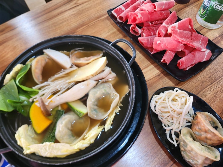 아리랑개성손만두 식사점 손만두전골과 샤브샤브가 맛있는 일산식사동 맛집 네이버 블로그