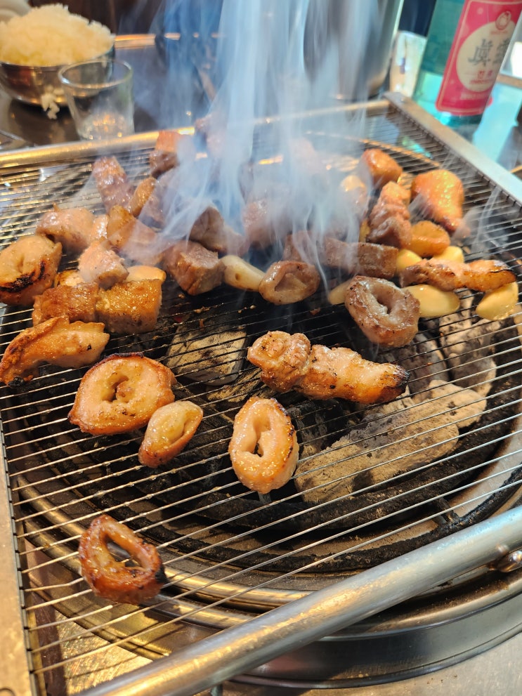 가양역맛집 무한리필 화로상회 가양역 참숯화로 통삼겹 돼지갈비 막창 닭갈비 껍데기 내돈내산 가성비 고깃집 네이버 블로그
