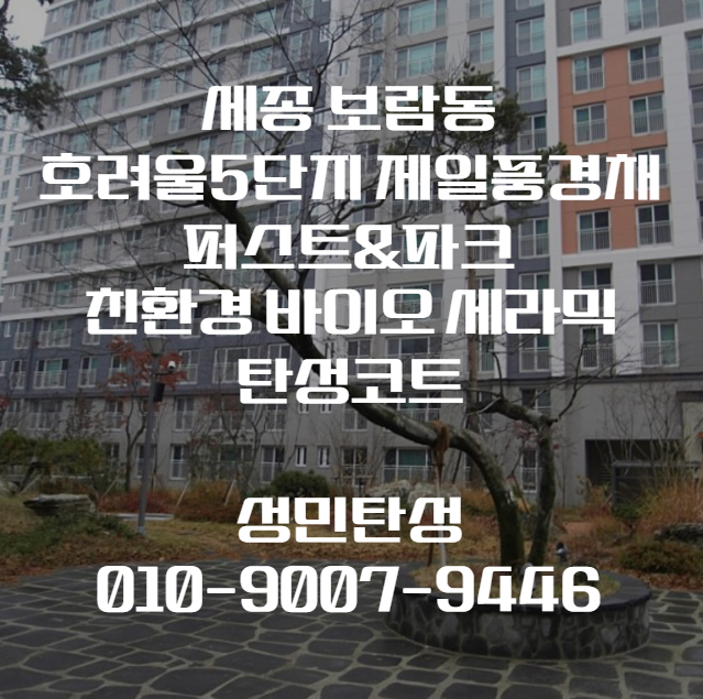 세종 탄성코트 보람동 호려울5단지 제일풍경채퍼스트and파크 곰팡이 제거 네이버 블로그