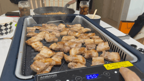 코스트코고기그릴]ANBANG안방 smokeless grill 스모크리스그릴 연기를 빨아들이는 가정용그릴 추천이요 : 네이버 블로그
