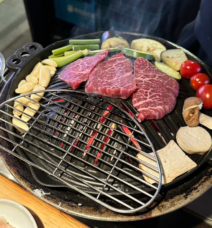 부천중동 고기 구워주는 소고기 화로구이 아인 네이버 블로그