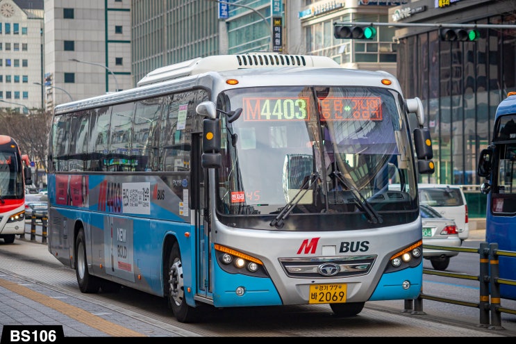 [경기 화성/광역급행] KD 대원고속 M4403번 2069호 대우 FX116 하모니 NGV"19 : 네이버 블로그