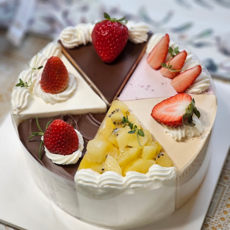 잠실 펫어케이크 (pat a cake) - 조각 모듬 홀케이크 후기 : 네이버 블로그