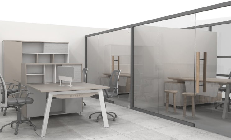 오픈형 사무실 꾸미기 위한 스페이스어스 사무가구 추천 : 네이버 블로그