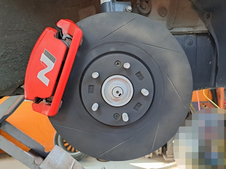 그랜저 HG 순정 아반떼 N 브레이크 장착 펜원5w30 합성 엔진오일 교환 [부천 가성비 좋은 N 라인 브레이크 튜닝 엔진오일 ...