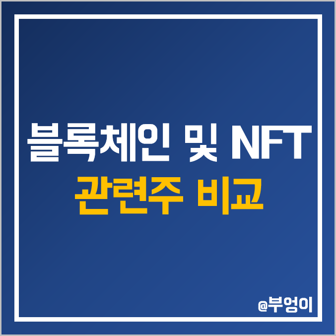 국내 블록체인 및 Nft 관련주 비교 컴투스 하이브 아톤 다날 에이스토리 카카오게임즈 아프리카tv 엔씨소프트 서울옥션 비덴트