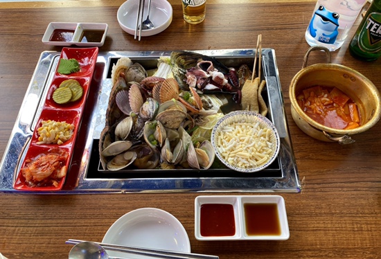 바다수퍼해물천하조개구이 안국점 인사동 조개찜 전복 쭈꾸미 조개전골 소고기샤브샤브 해물칼국수 네이버 블로그