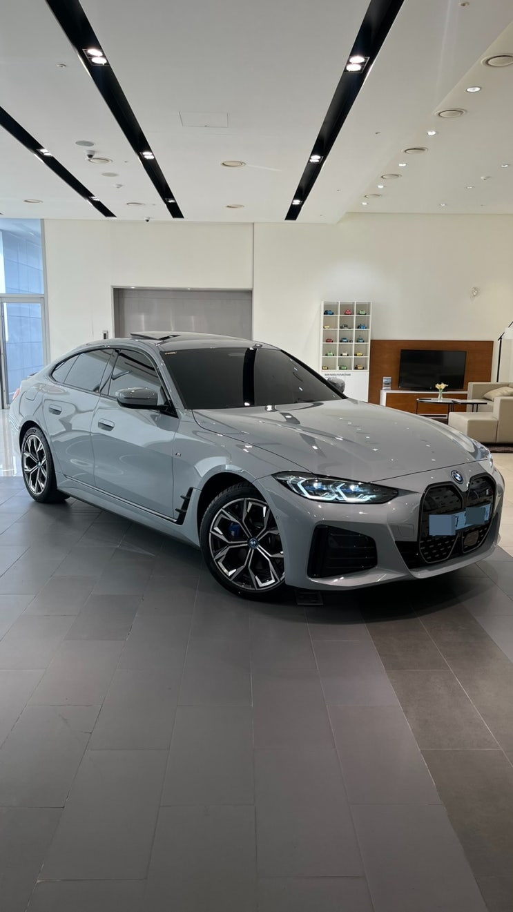 BMW i4 최대 프로모션 + 보조금 혜택 듬뿍 출고기 BMW 전기차 i4 eDrive 40 Gran Coupe M Spt ...