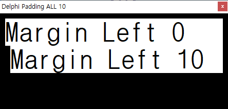 [Delphi] Margin, padding 이용하기 : 네이버 블로그