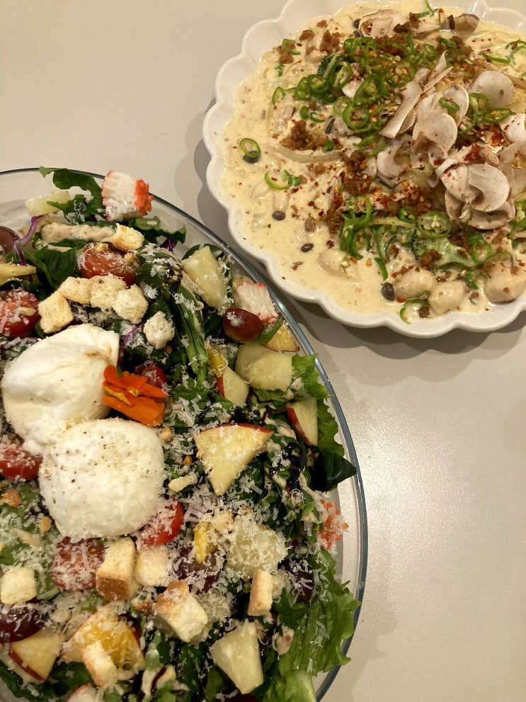 맛집진주 혁신 남매식당 맛있는 파스타와 신선한 샐러드 네이버 블로그