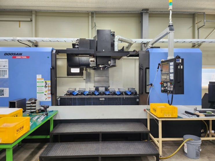 [판매완료] 두산 머시닝센터 DNM750L 장축 12000RPM (2015년 3월) 현장판매합니다. : 네이버 블로그
