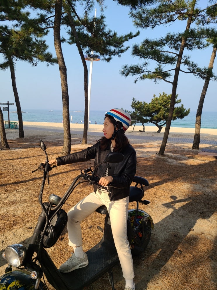 강릉데이트 바이크스토리2인 전동바이크헬맷o시속50km 네이버 블로그
