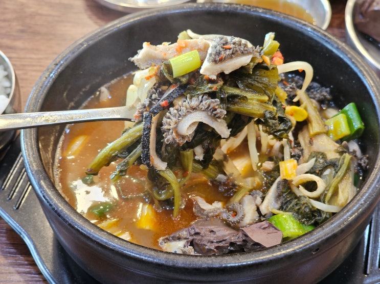 원주 아침식사 가능 맛집 6시 오픈 행구동 쌍용해장국 선지와 석박지 흰쌀밥까지 미친 식당 네이버 블로그
