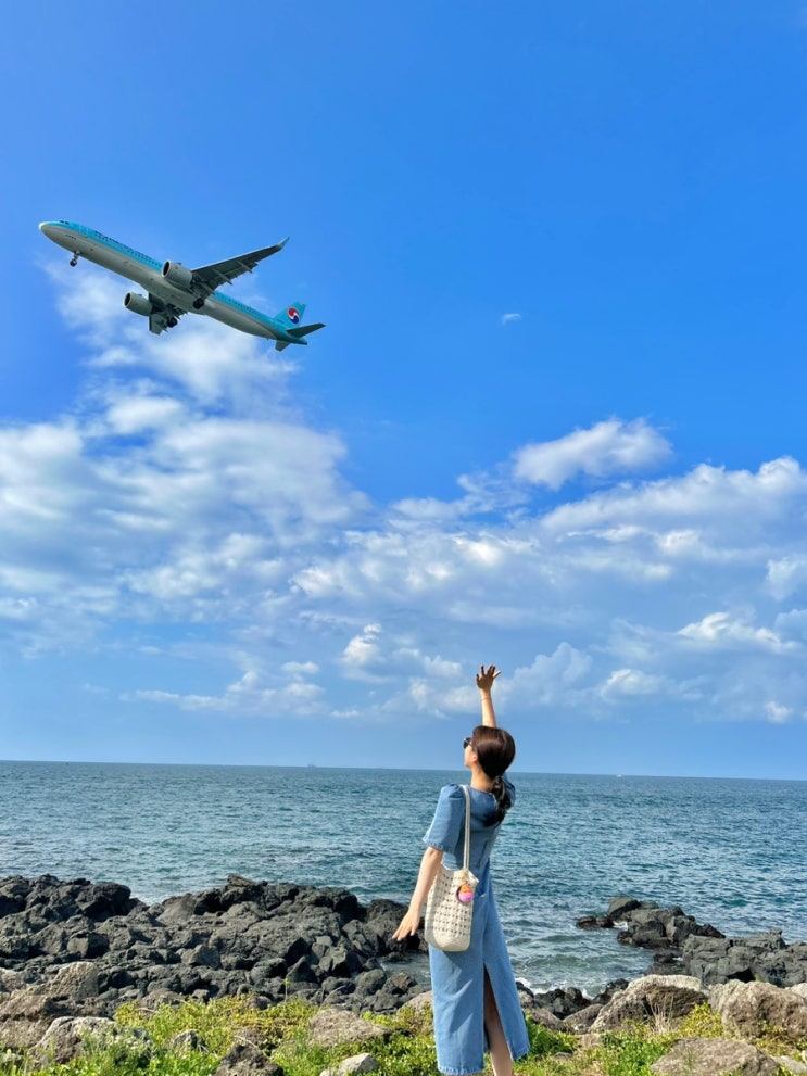 제주공항 근처 비행기 초근접샷 가능한 정확한 위치 스타벅스 제주서해안로 Dt점 네이버 블로그