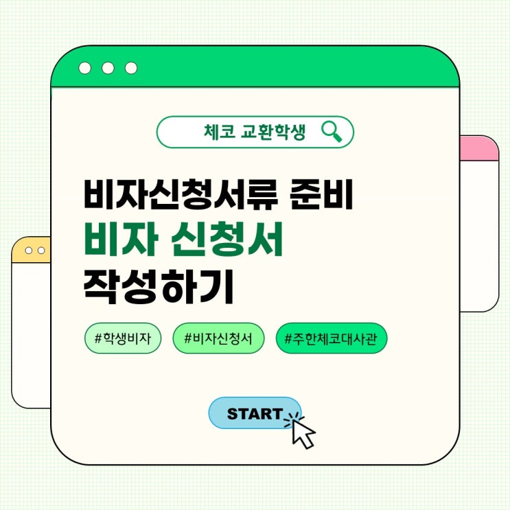 🇨🇿체코 교환학생 교환학생 비자 신청 서류 준비하기 Step1 비자 신청서 작성하기 네이버 블로그