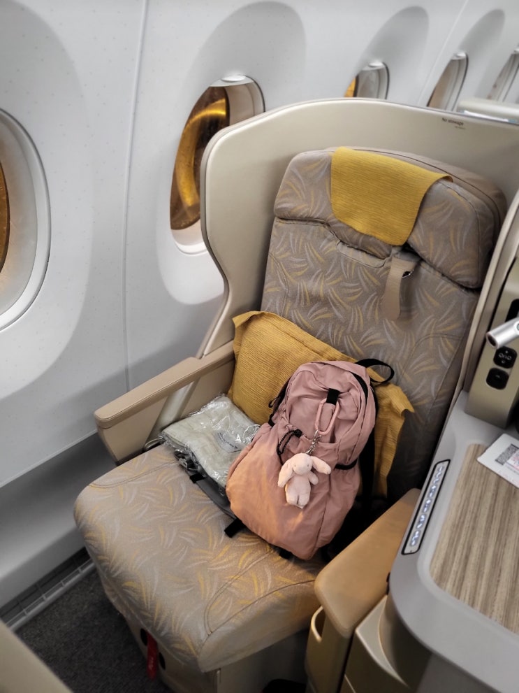 인천-하노이 아시아나 OZ733 비지니스 탑승 리뷰 / 비지니스 라운지, 기내식 : 네이버 블로그