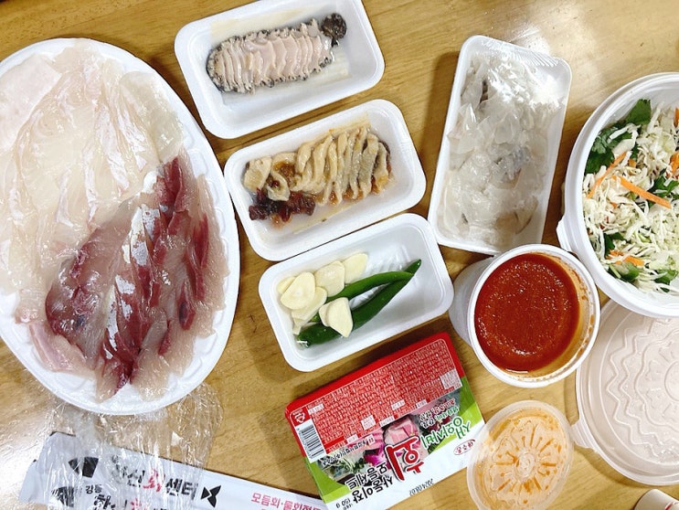 강릉중앙시장 횟집 회포장 회센터 한신회센터 물회 맛집 인정 네이버 블로그