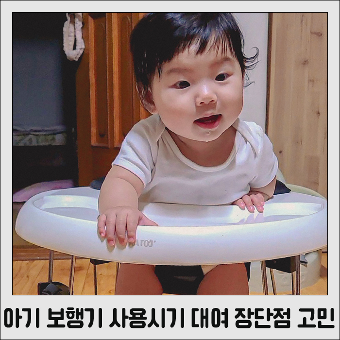 아기 보행기 사용시기 대여 장단점 고민 보행기화 신발은 네이버 블로그
