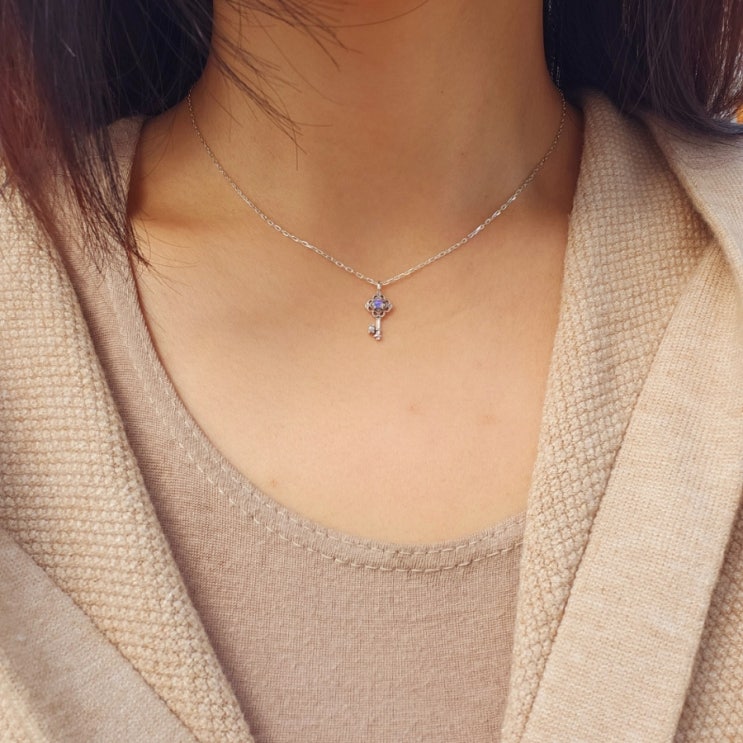 미니 열쇠 오팔 데일리 목걸이 by jjj_official : 네이버 블로그