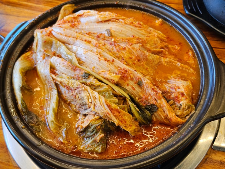 냠냠 224 공주 동학사 초가집진한 국물의 갈비김치찌개전골과 돌솥밥 네이버 블로그