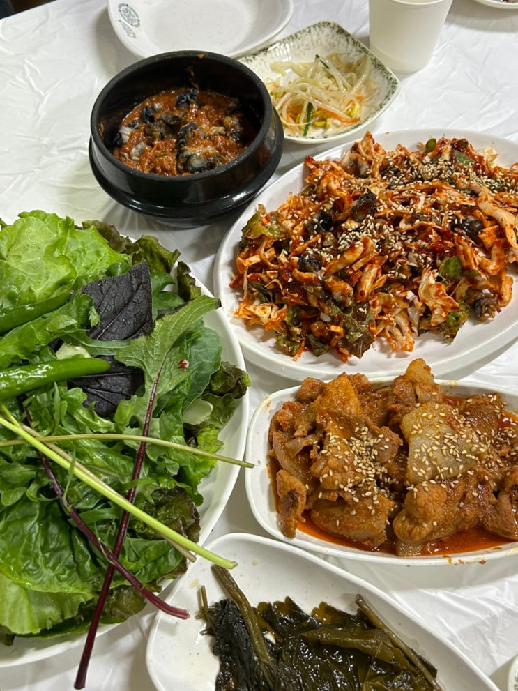 전북익산 미륵사지 제육 우렁쌈밥 맛집 우리맛황토쌈밥 네이버 블로그