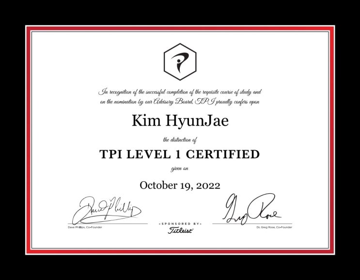 골프PT/TPI 레벨 1 : 네이버 블로그