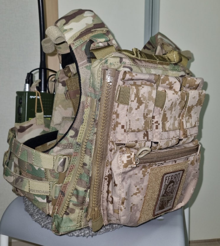 크라이(Crye) AVS MBAV 멀티캠 + 페로컨셉(Ferro Concepts) 백패널 뱅어 AOR1 : 네이버 블로그