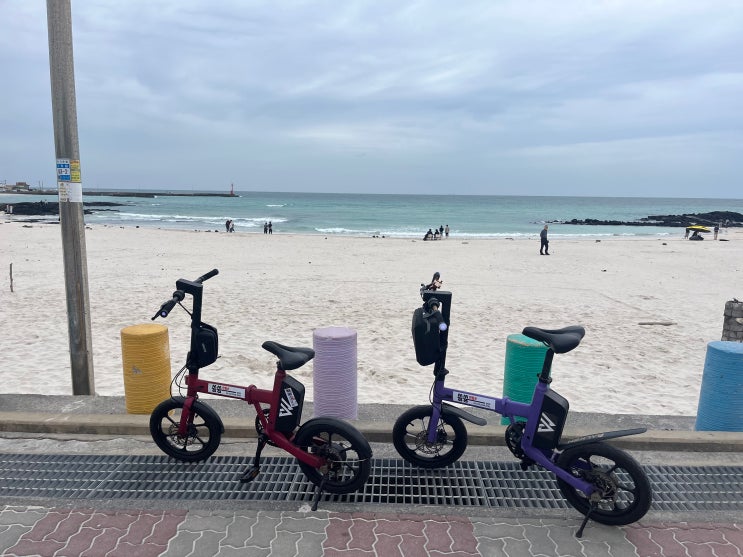 제주 낭만 최대치 전기자전거 여행 제주 전기자전거 렌탈샵 쓩쓩렌탈샵 월정점 네이버 블로그