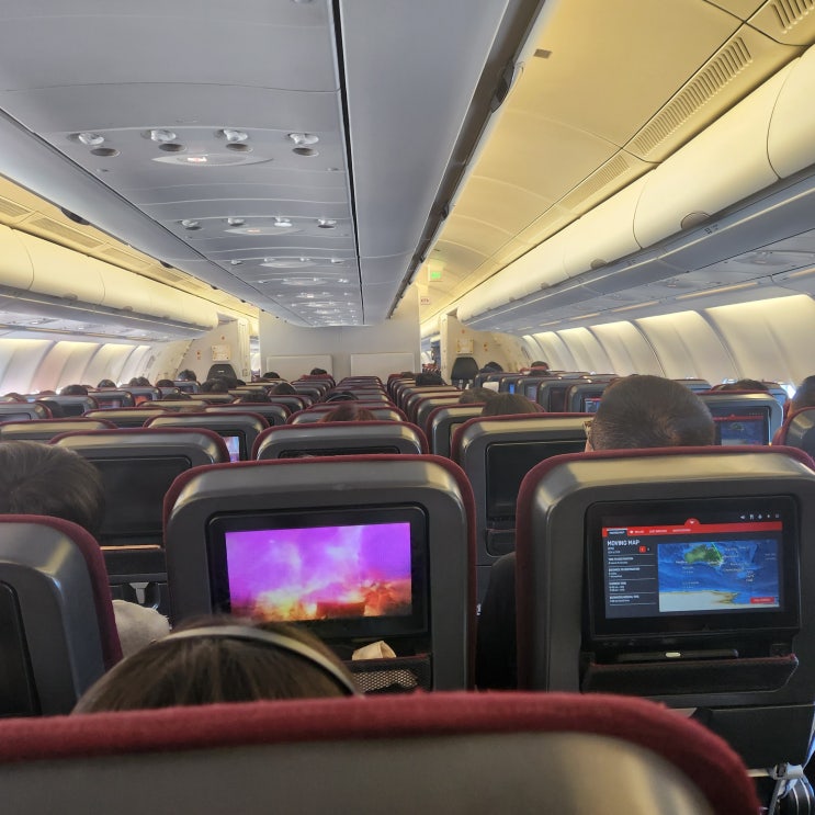 QF88 인천 -> 시드니 콴타스항공 식사메뉴 및 후기 : 네이버 블로그