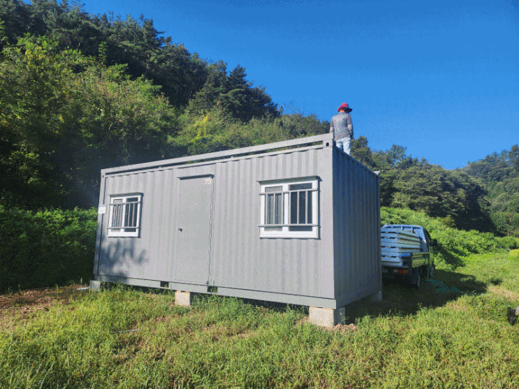 부산 창원 김해 가을 농막 컨테이너 표준형 구조 모델 네이버 블로그