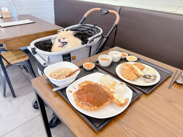 남양주 애견동반식당 마석 홍익돈까스 전용석 있는 강아지동반식당 네이버 블로그