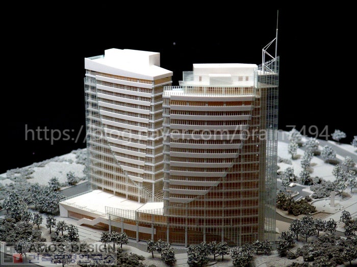 AMOS DESIGN / 건축모형 - 건물의 입면...모형에서의 표현 : 네이버 블로그