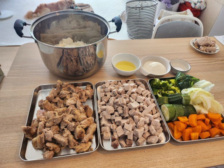 닭다리 살과 돼지 등심으로 강아지 화식 만들기 (중형견, BalanceIT, AAFCO, 균형잡힌 화식) : 네이버 블로그