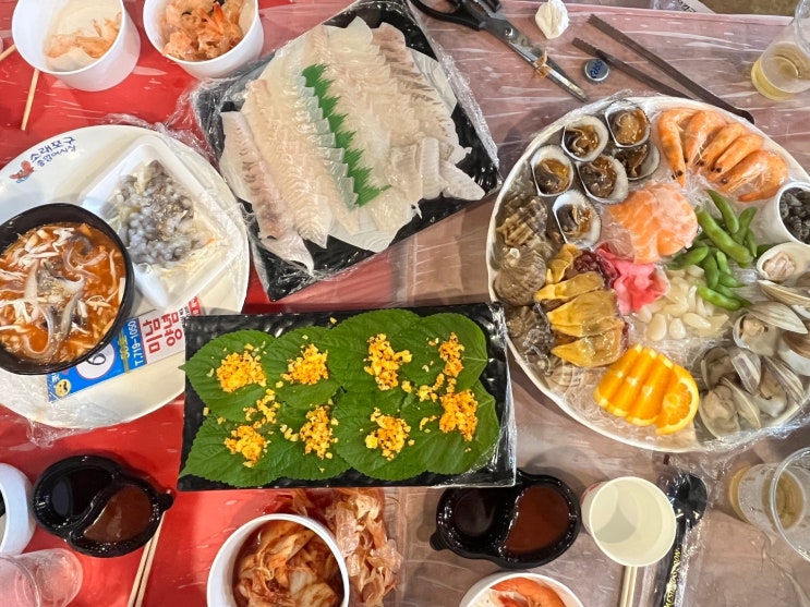 대하철 맞이 소래포구 분위기 좋은 루프트탑에서 대하구이 냠냠 콧털삼촌수산미남양념조개구이 네이버 블로그