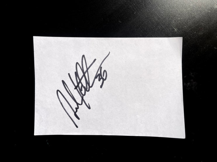 [탬파베이 레이스] 앤드류 키트리지 (Andrew Kittredge) 사인 : 네이버 블로그