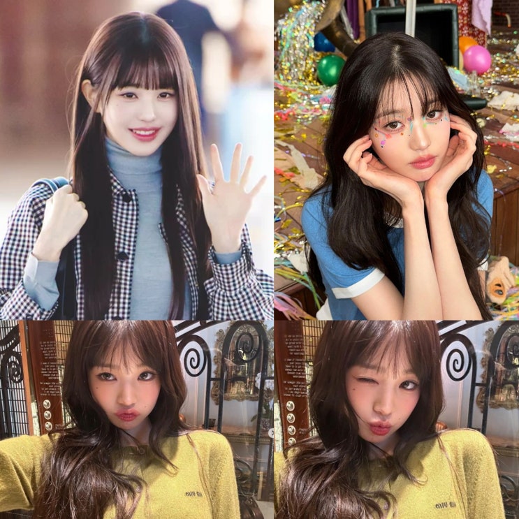 장원영 앞머리 소프트풀뱅 시스루뱅 여자앞머리스타일 네이버 블로그