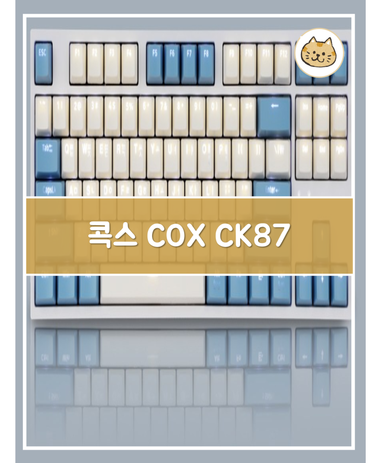 콕스 COX CK87 기계식 키보드를 원한다면 : 네이버 블로그