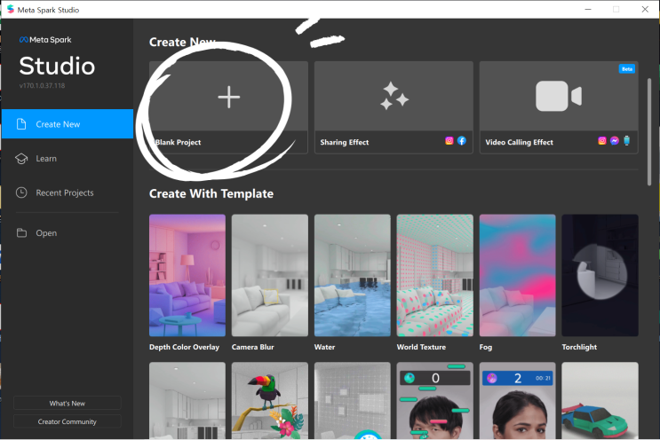 야매로 하는 인스타 필터 쉽게 만들기! (Meta Spark AR Studio 이용하는 법+ 쉽게~!!) : 네이버 블로그