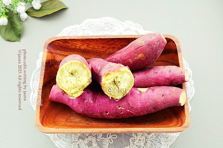 밤고구마 맛있게 찌는법 전자레인지 고구마 삶기 전자레인지 찌는 시간 고구마효능 네이버 블로그
