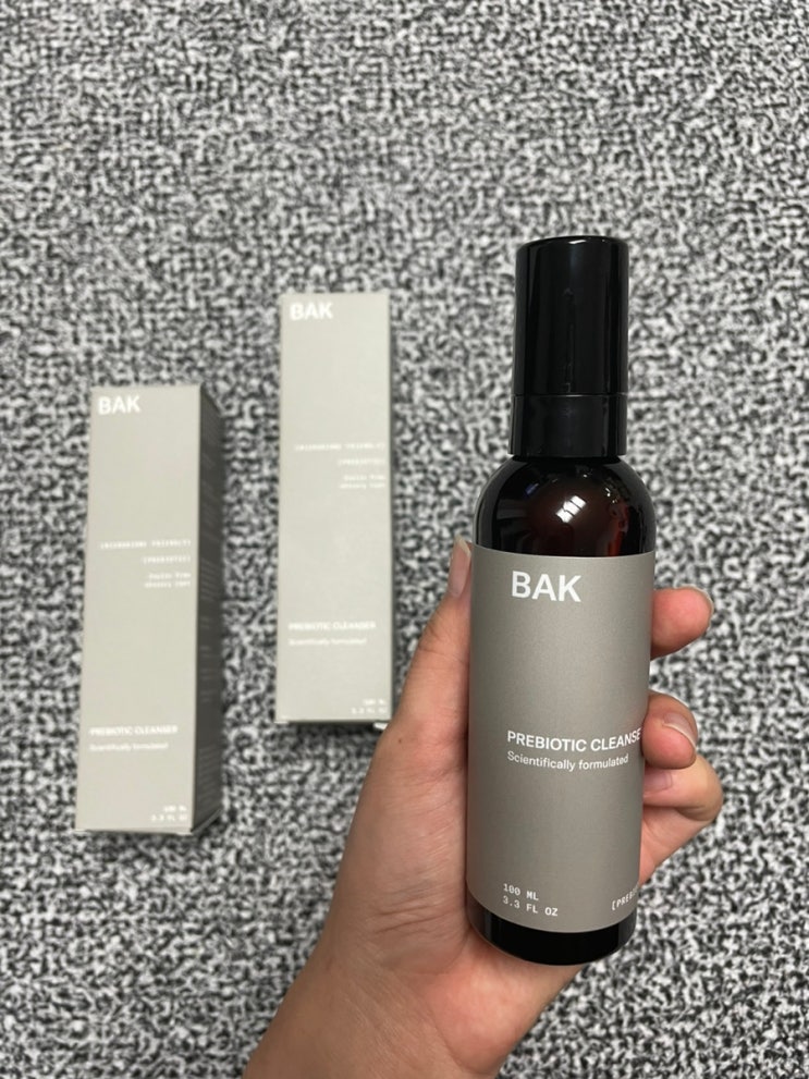 BAK 프로바이오틱스 클렌저 피부장벽 강화하는데 바르는 피부유산균 내돈내산 사용 후기 : 네이버 블로그