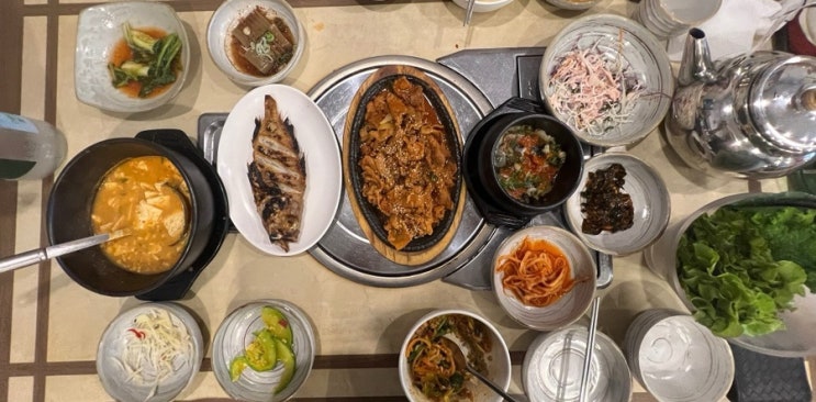 둔산동 한식 맛집 한 상 가득 백반 차림 류미네 돌솥쌈밥 네이버 블로그