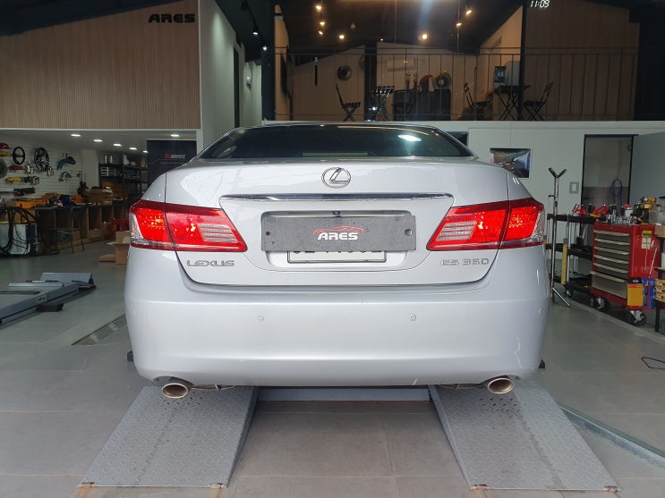 렉서스 ES350 머플러 수리, 배기 플렉시블 교체 + 배기 수리 : 네이버 블로그