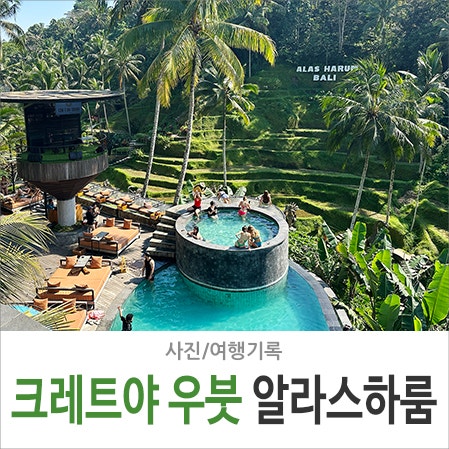 크레트야 우붓 cretya ubud 알라스하룸 오픈런 후기, 뜨갈랄랑 뷰 : 네이버 블로그