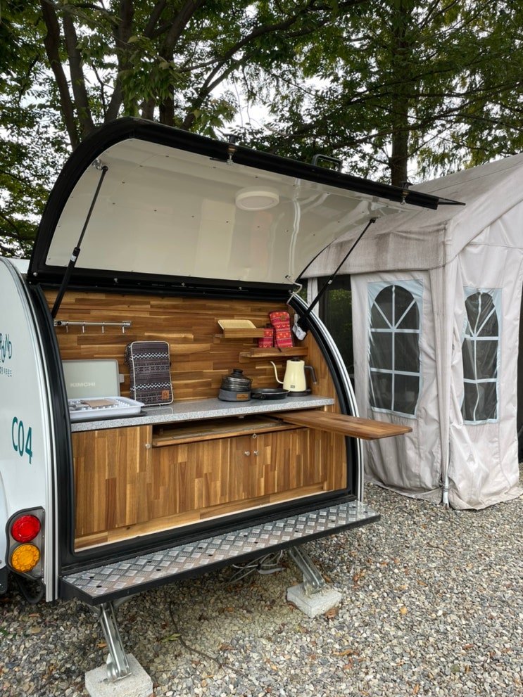 [서울 근교 캠핑] 몸만 가면 되는 감성 카라반 '해브펀 캠핑어라운드' : 네이버 블로그