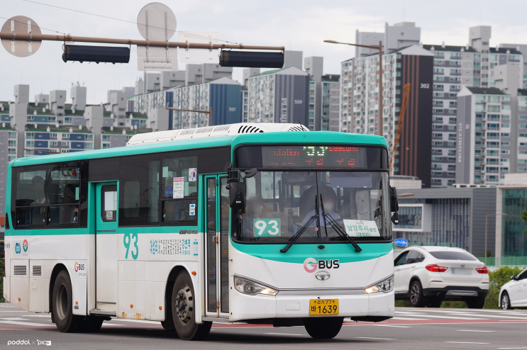 [구리] 경기여객 93번 NEW BS106 디젤 '16 [1639] : 네이버 블로그