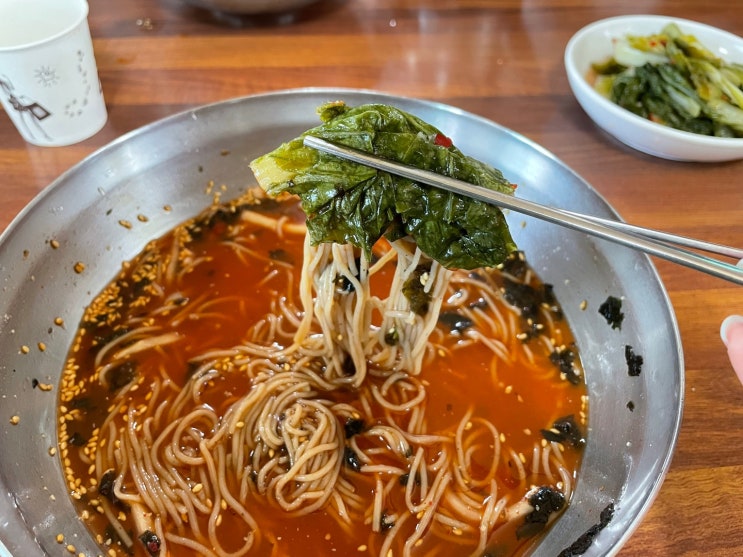 ღ 강원 양양 하조대 막국수 열무김치랑 같이 먹는 막국수맛집 ღ 네이버 블로그