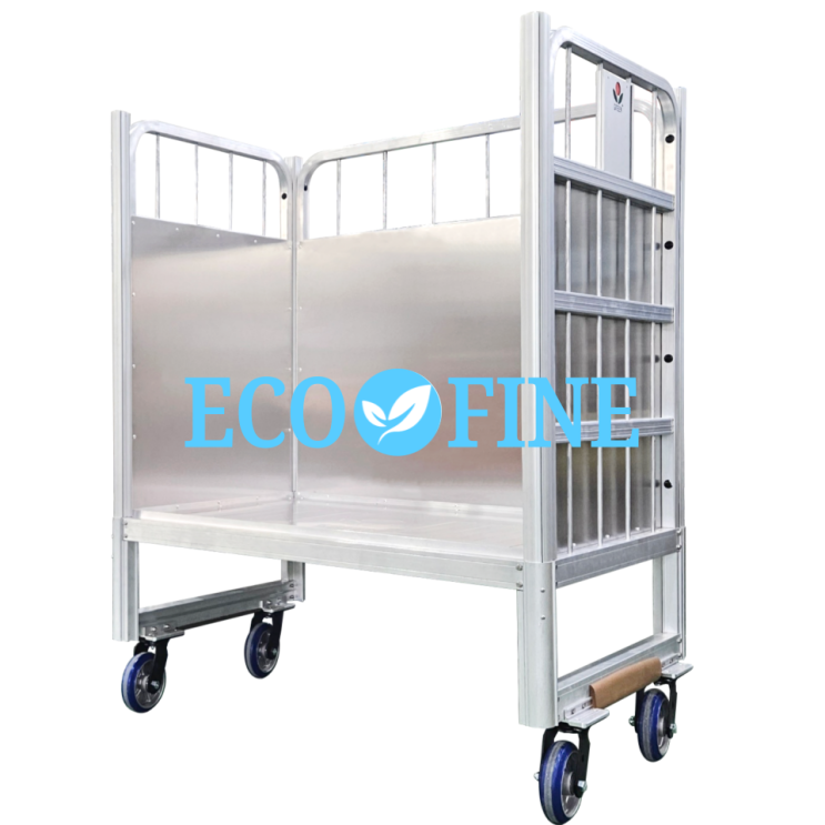 주문 제작 사례 - 알루미늄 로봇 대차 롤테이너 / Aluminum Robot Rolltainer : 네이버 블로그